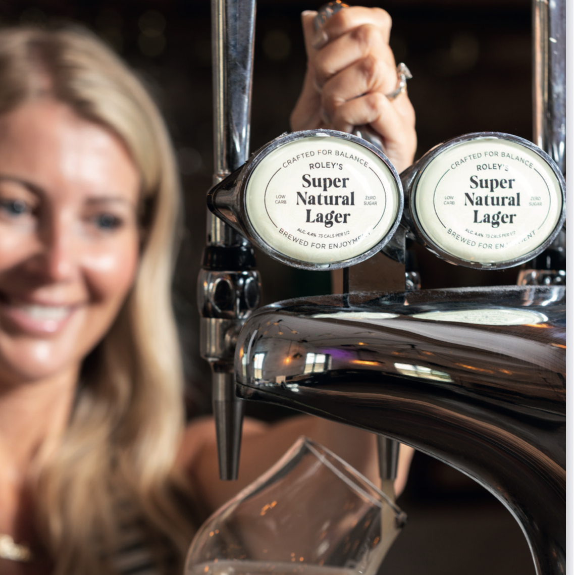 Super Natural Lager | Low Calorie, Zero sugar, 4.4%ABV Decadent lager ...